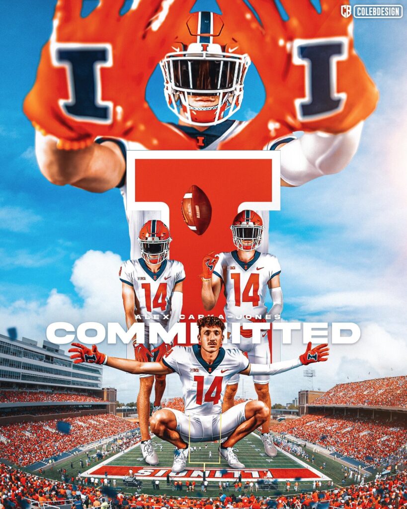 Illinois football lands JUCO WR Alex Capka-Jones