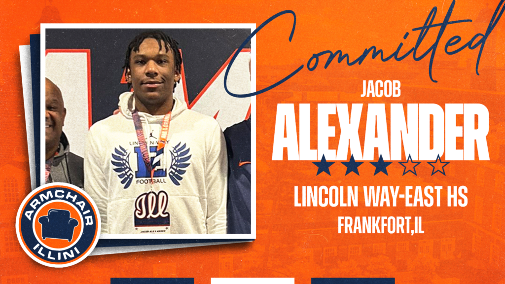 Illinois football lands top in-state EDGE Jacob Alexander - Armchair ...
