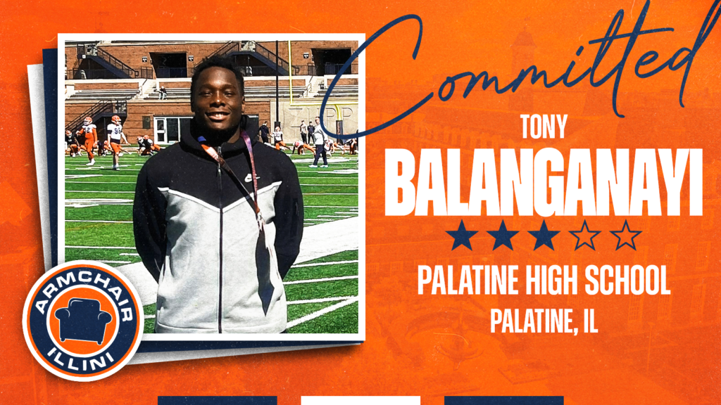 Illinois Football news: In-state OL Tony Balanganayi commits to the ...