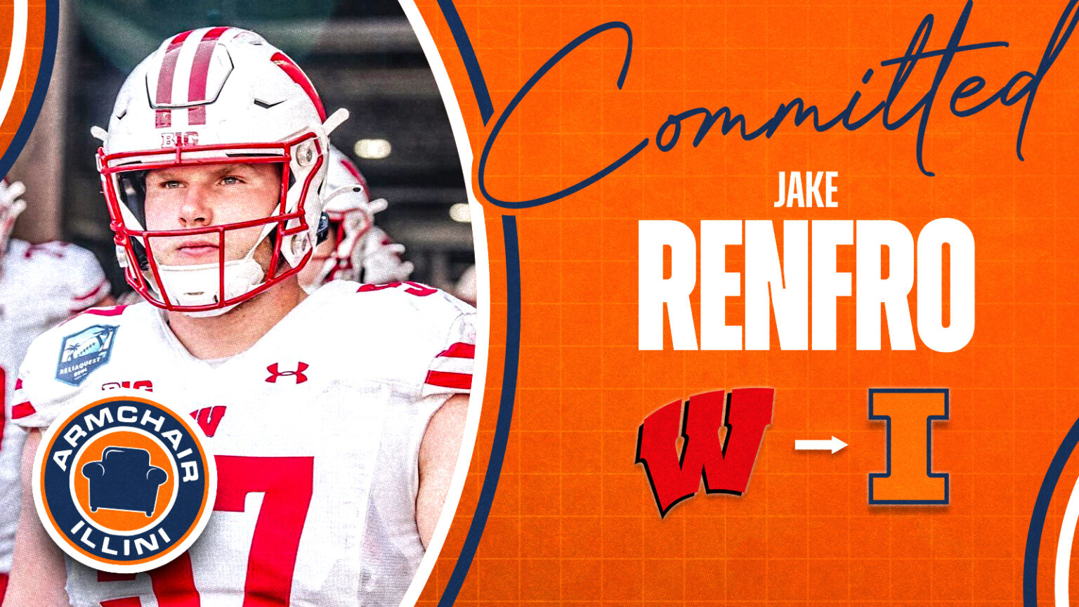 NEWS: Illinois Football Lands Wisconsin Transfer Jake Renfro - Armchair ...